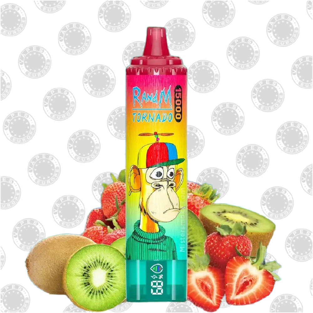 RandM Tornado 15000 Puffs - Strawberry Kiwi